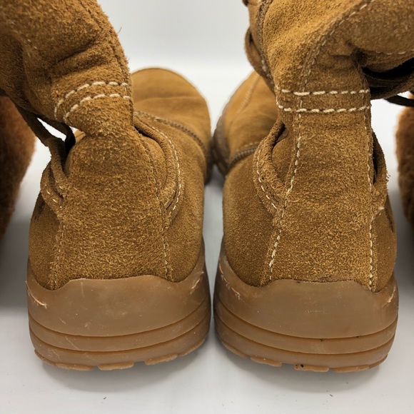 Ruff Hewn | Shoes | Ruff Hewn Fiona Suede Leather Boots Tan | Poshmark